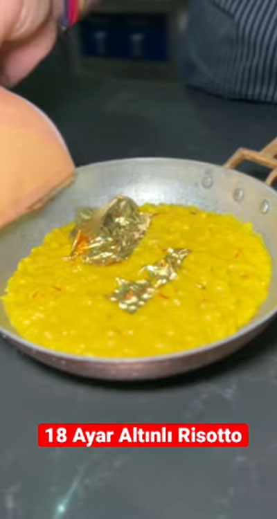 Türkiye'de Bir İlk: 18 Ayar Yenilebilir Altınlı Diamond Safranlı ...