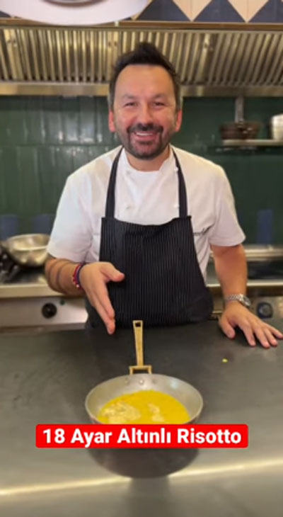 Türkiye'de Bir İlk: 18 Ayar Yenilebilir Altınlı Diamond Safranlı ...