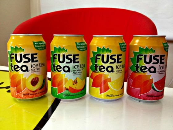 Fuse Tea, Ice Tea, Coca Cola Company, Limon, Şeftali, Karpuz, Mango ve ...